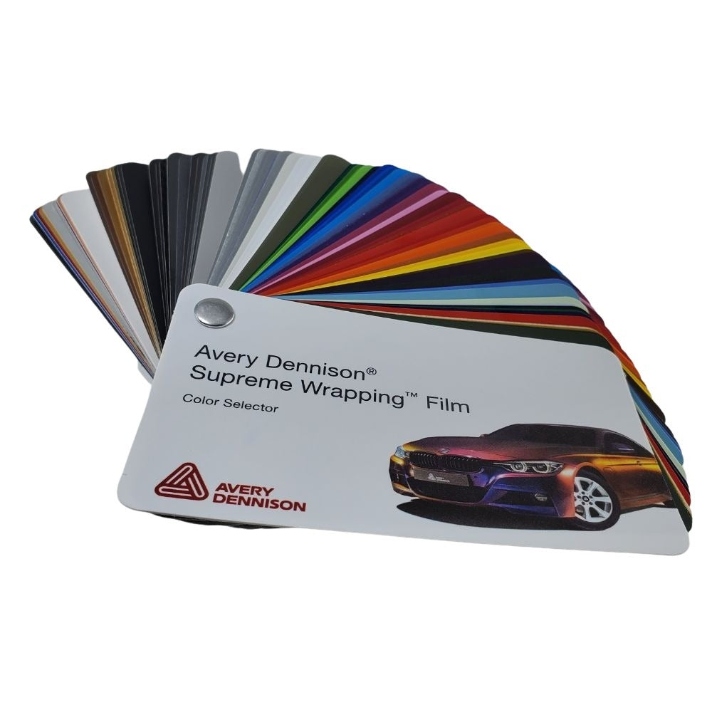 AVERY DENNISON SUPREME WRAPPING VINYL FILM SW900 / SF100 FULL COLOR SE ...