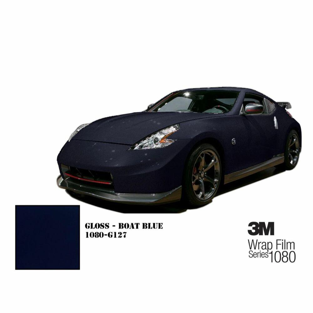 3M 1080 / 2080 SCOTCHPRINT GLOSS BOAT BLUE VINYL WRAP | G127 – Instawraps
