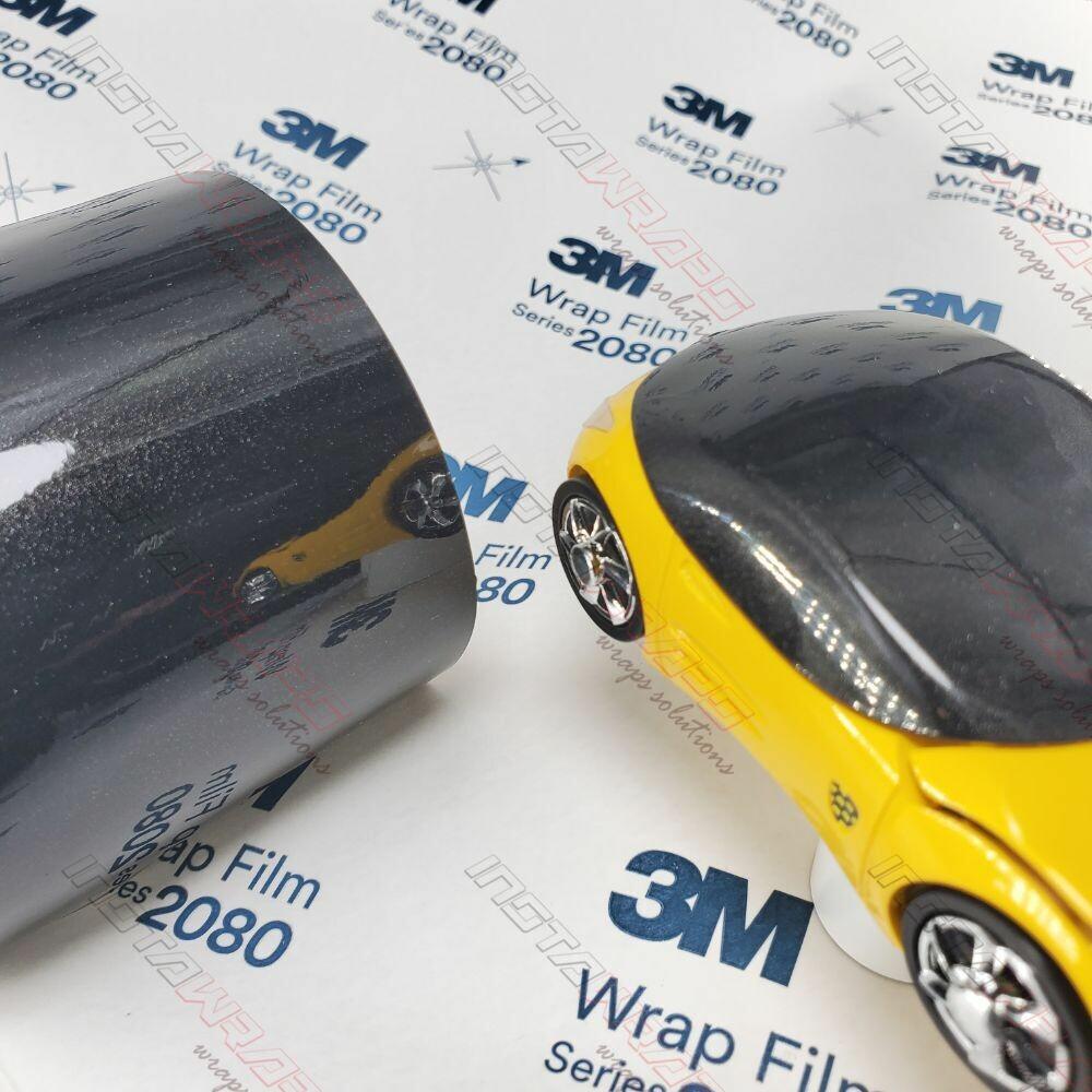 3M 1080 / 2080 SCOTCHPRINT GLOSS BLACK METALLIC VINYL WRAP | G212 ...